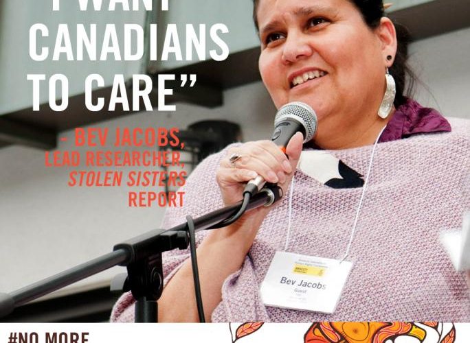 Beverly Jacobs: Stolen Sisters report on violence against Indigenous ...